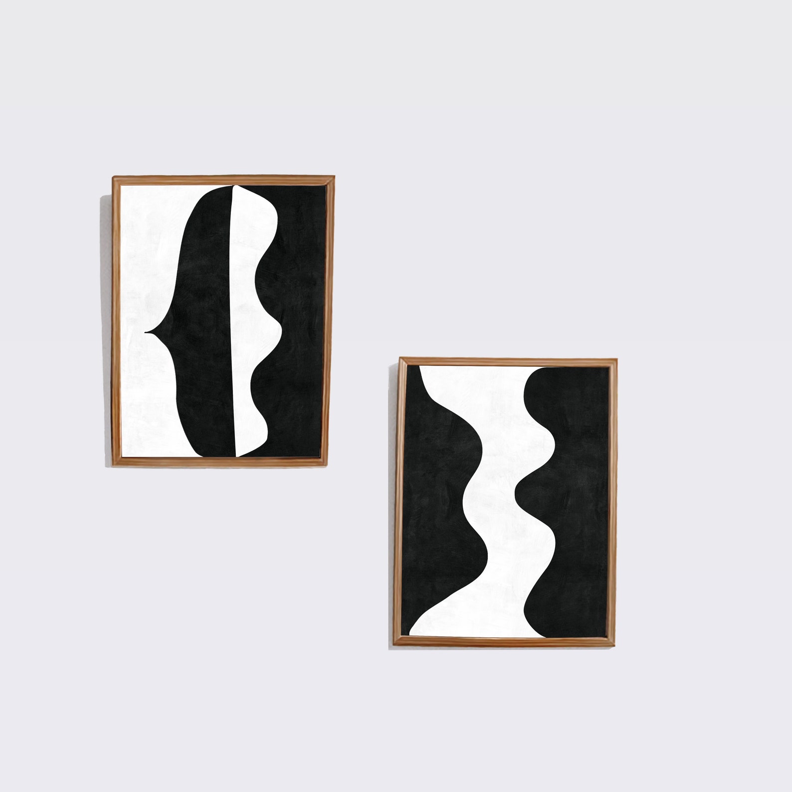 DOWNLOADABLE PRINT Set Abstract Printable Art Print Set of 2 - Etsy