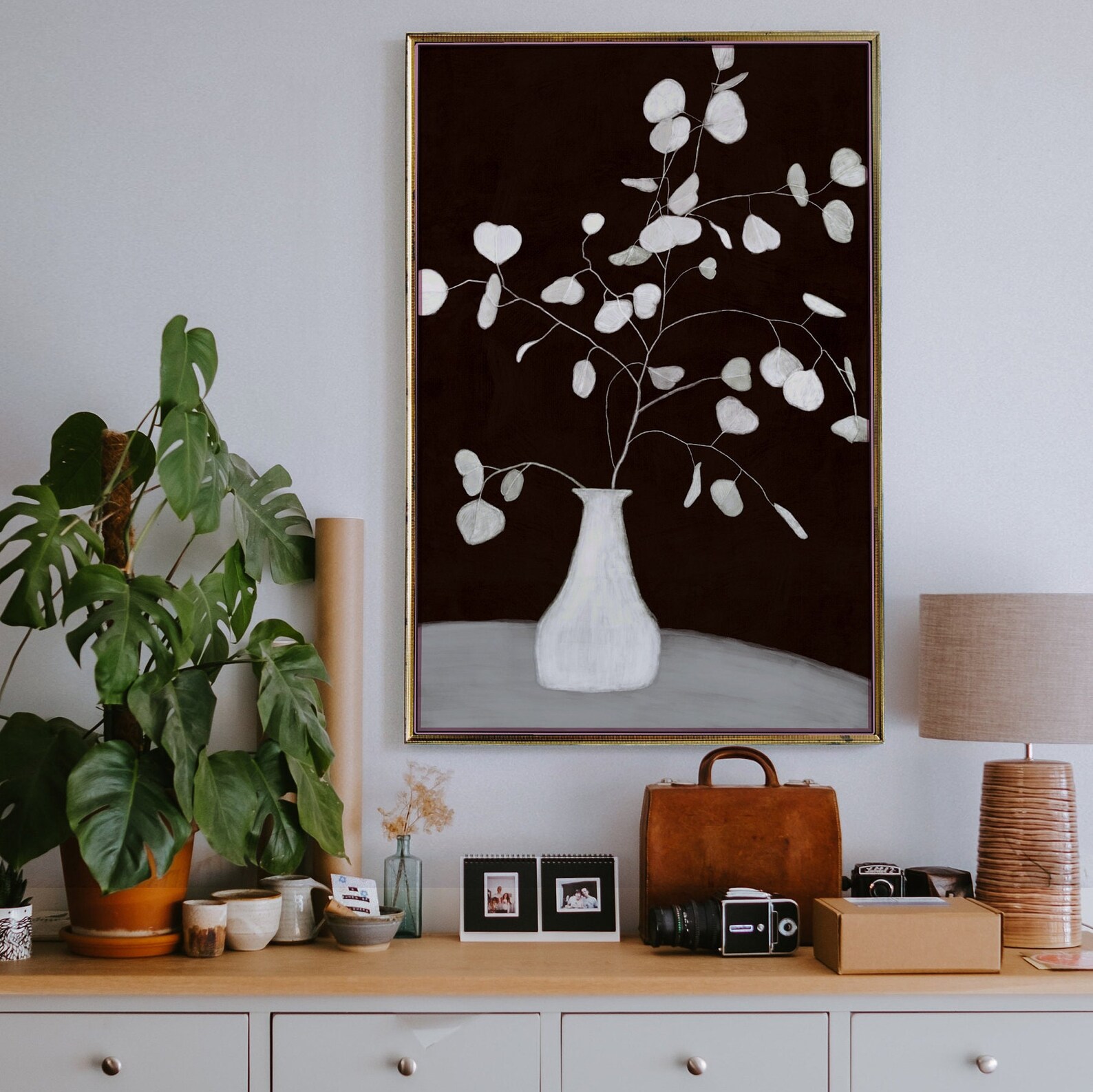 Honesty Plant Illustration: Digital Downloadable Art Print. | Etsy