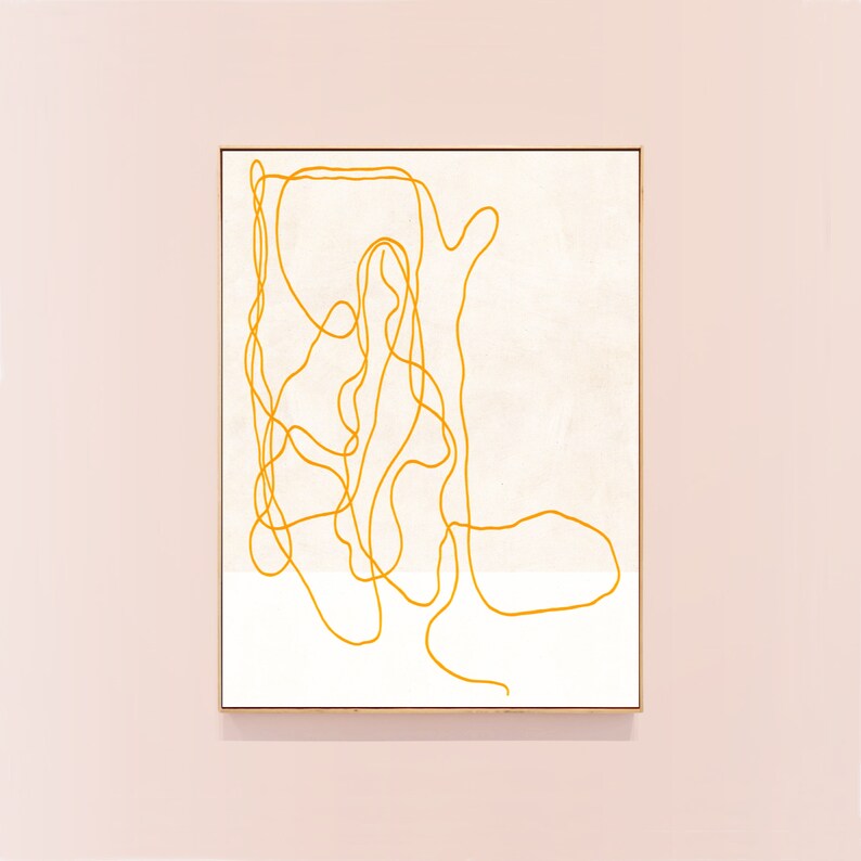 Printable Abstract Art: Digital Download Print- Minimal Line Art ...
