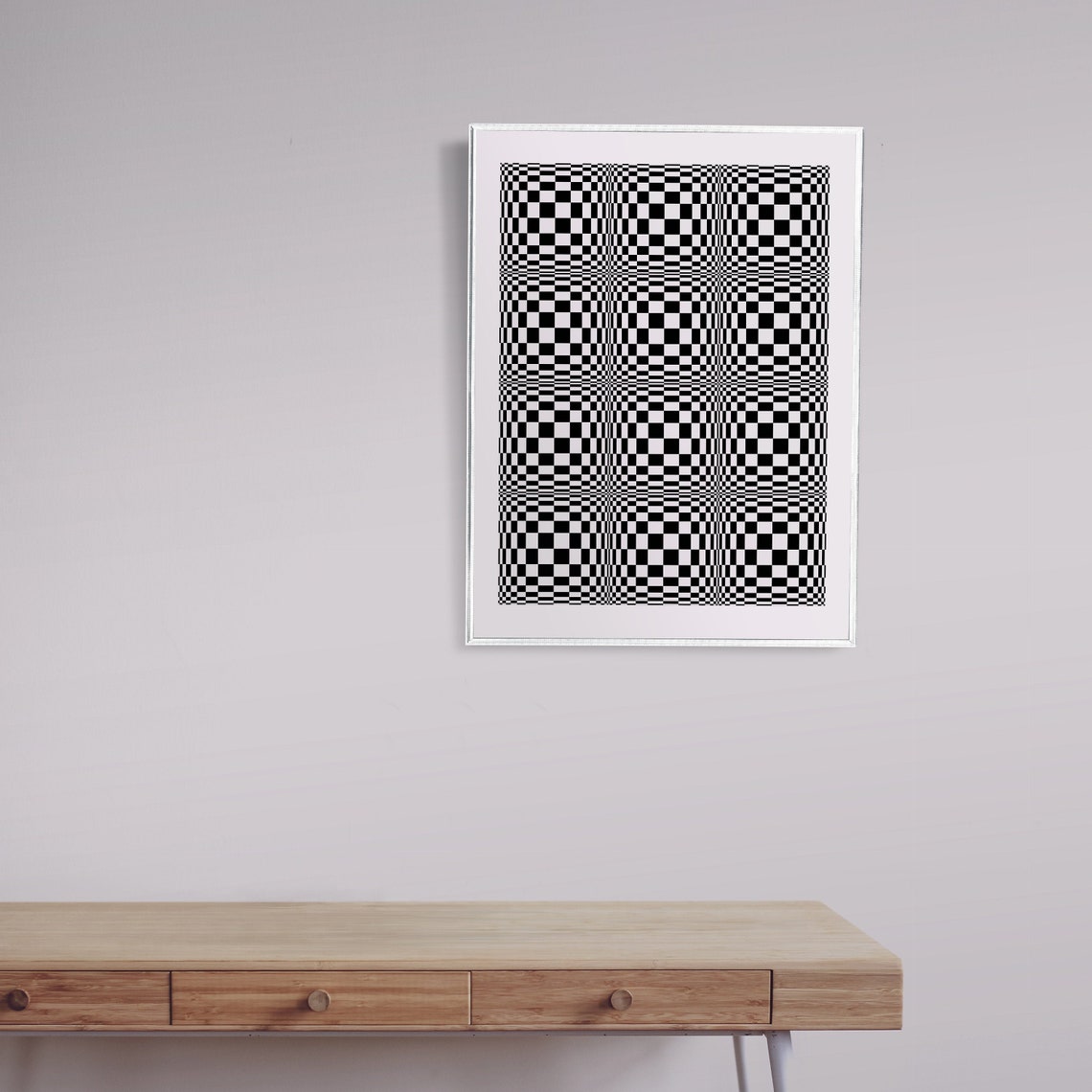 Black and White Checkered Print Decor Instant Download - Etsy UK