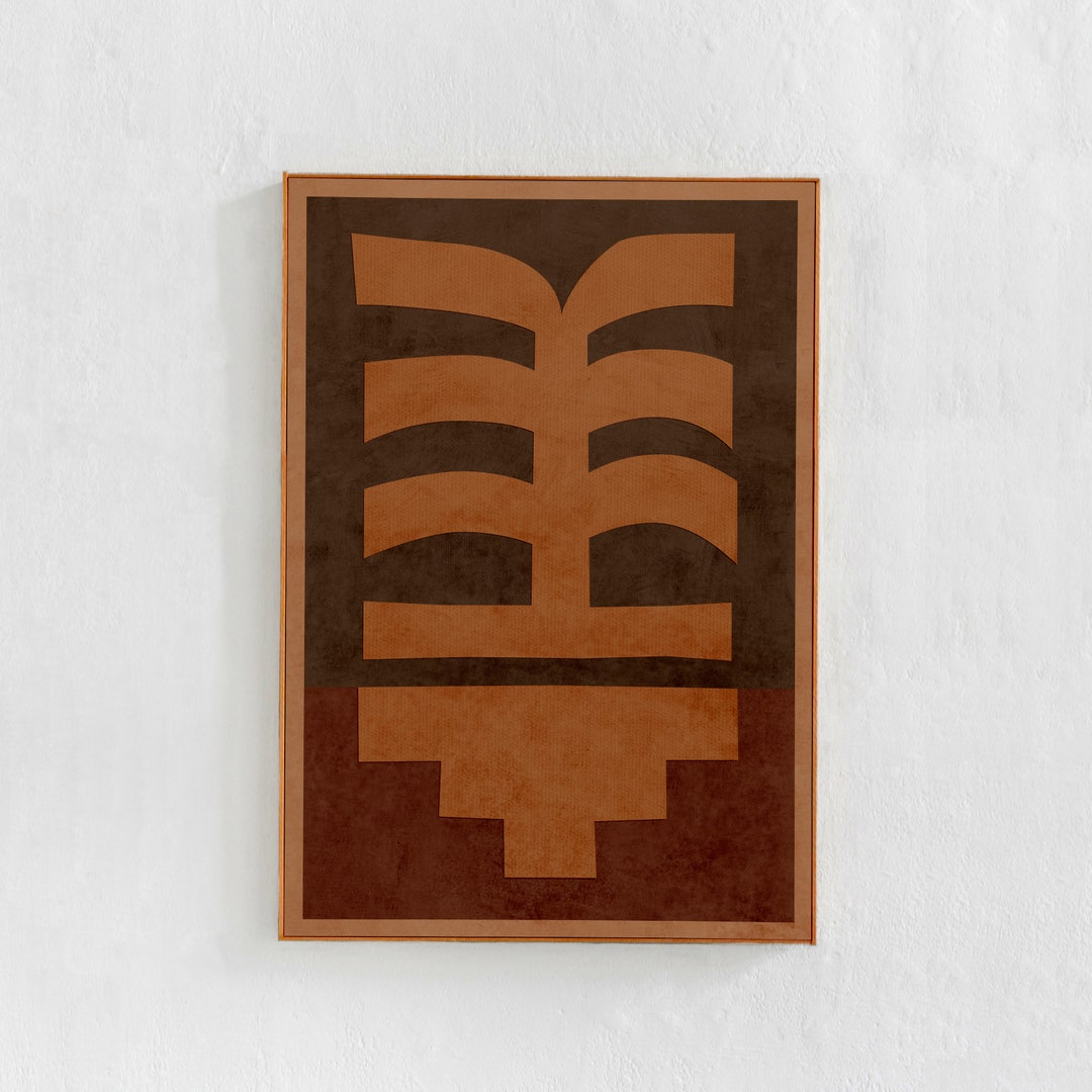 Earth Tones Wall Art, Downloadable Prints: Abstract Printable Art in ...