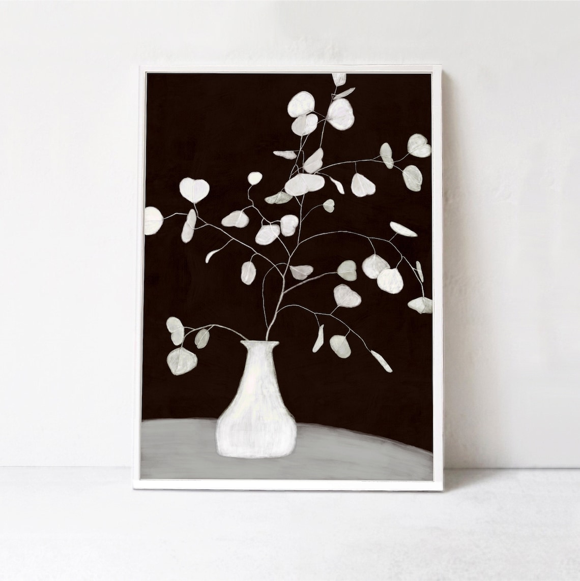 Honesty Plant Illustration: Digital Downloadable Art Print. | Etsy