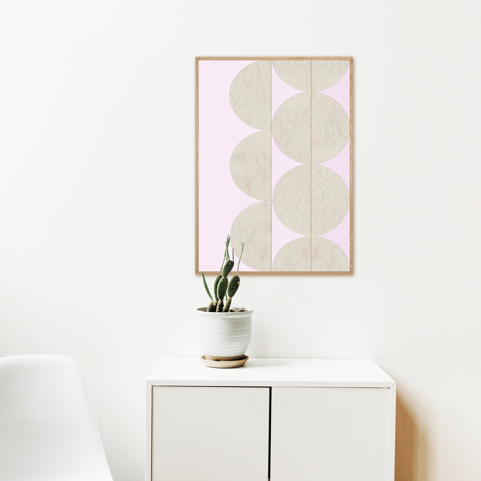 Pink Abstract Art Pink Geometric Print DIGITAL DOWNLOAD | Etsy