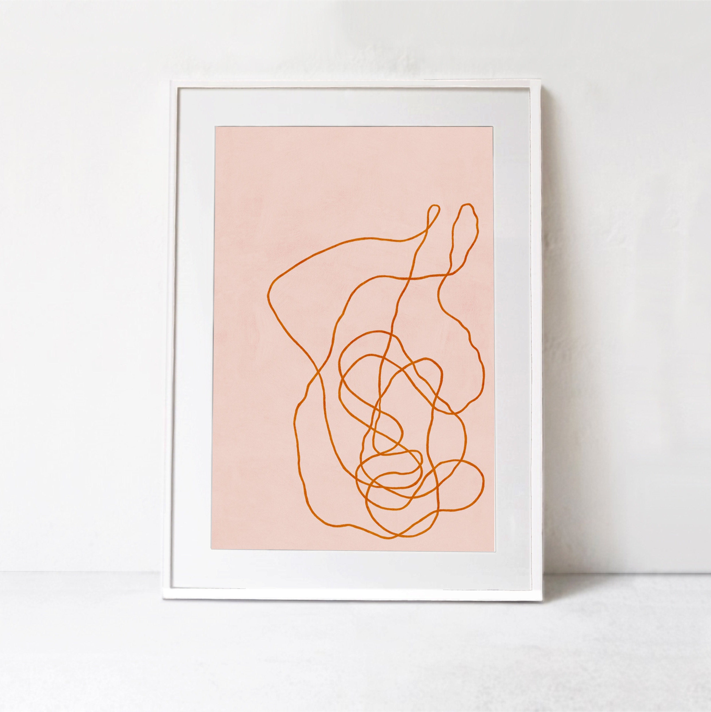 Large Abstract Printable Line Art Abstract Print Poster - Etsy