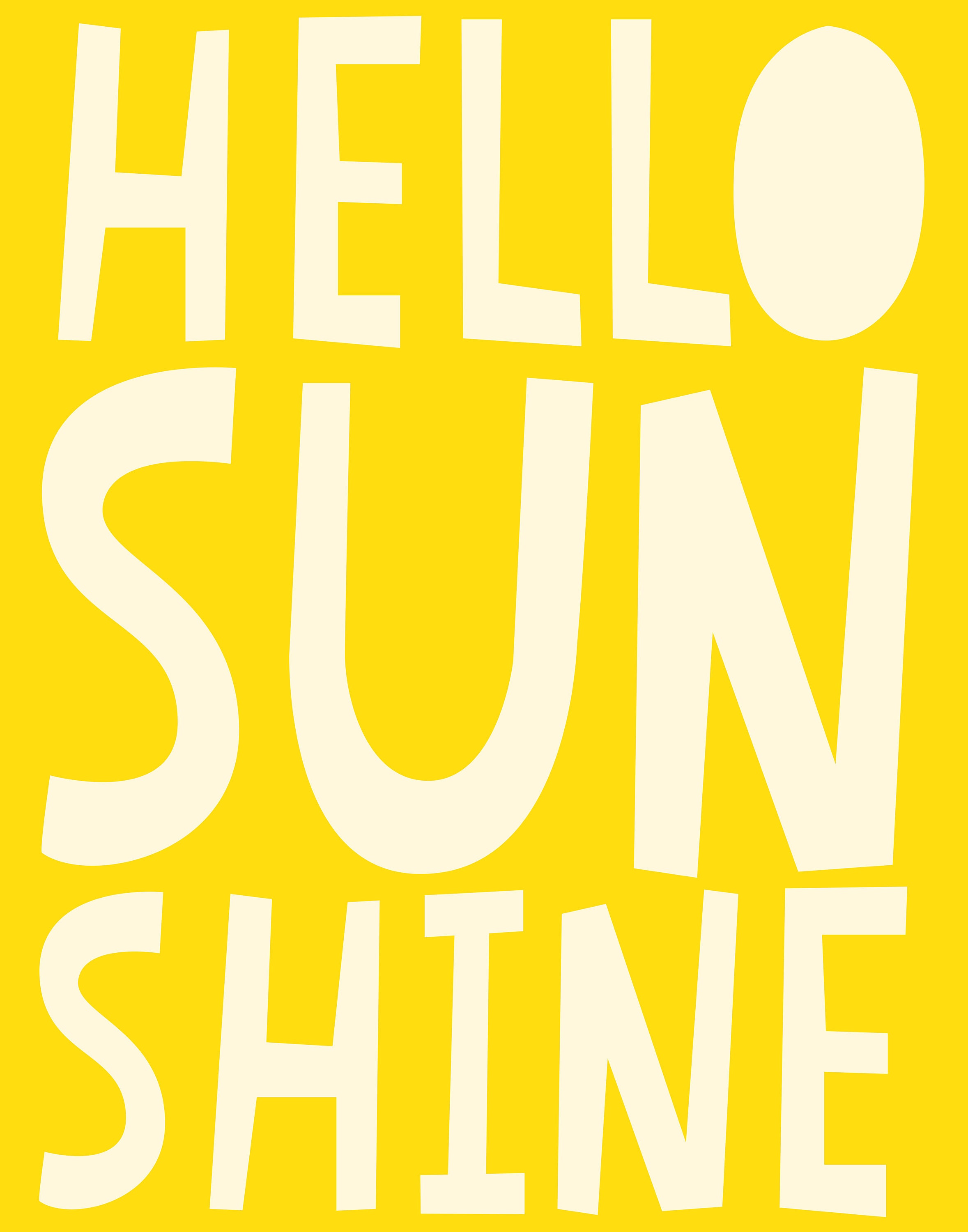 Kids Room Poster Print Set of 2 Yellow Art Print Poster - Etsy