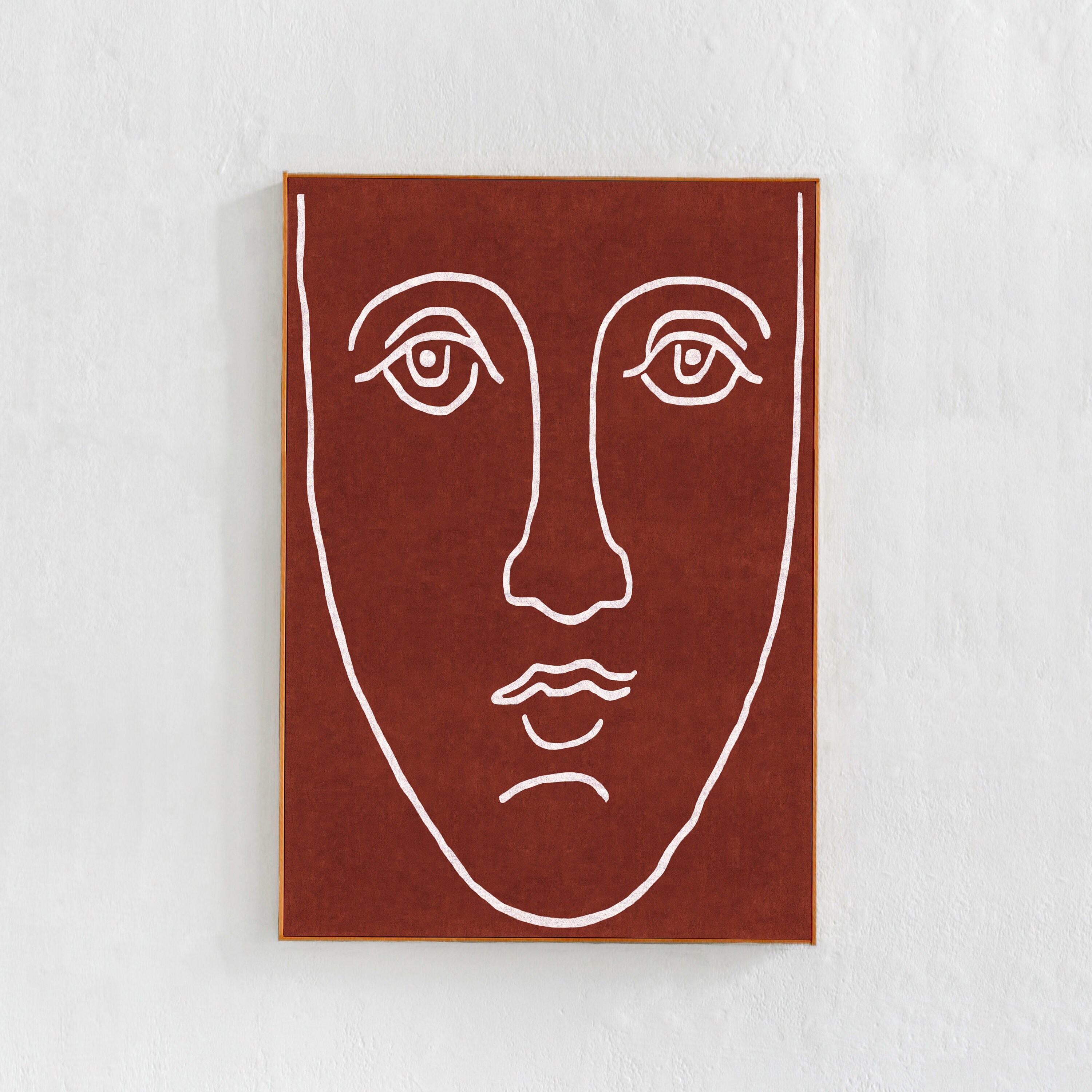 INSTANT DOWNLOAD Printable Art: Face Poster, Modern Scandinavian Print ...