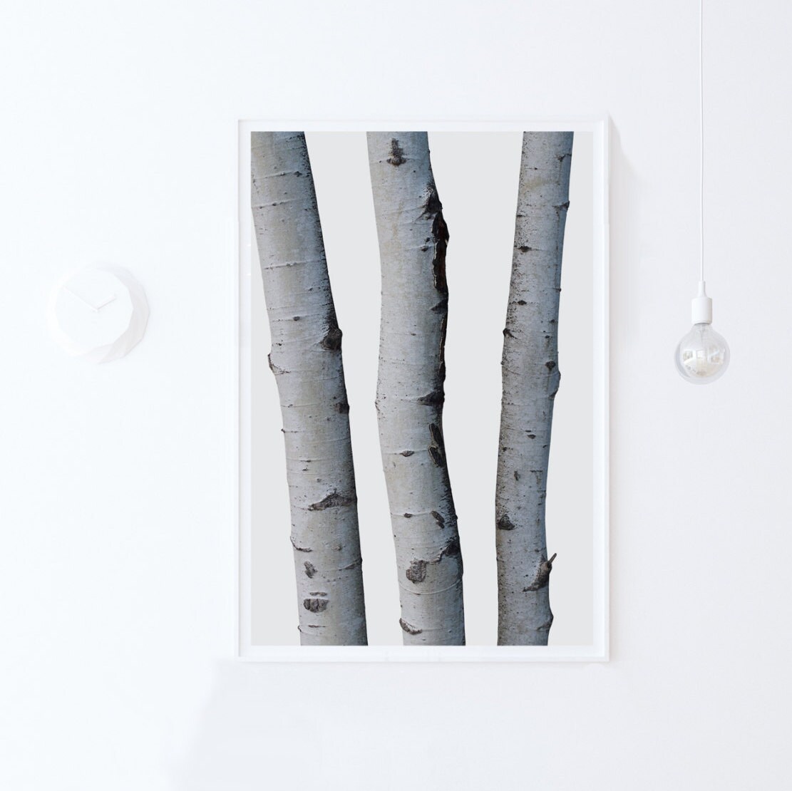 Scandi Print Download: Large Wall Art Printable Art Black and | Etsy