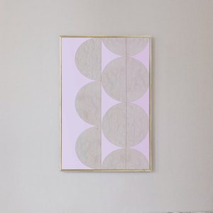 Pink Abstract Art, Pink Geometric Print DIGITAL DOWNLOAD Printable Art ...