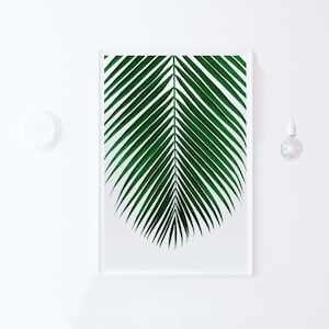 Palm Leaf PRINTABLE Art Palm Leaf Print Large Botanical | Etsy