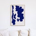 Blue Abstract Art Print, Abstract Poster Download Print Wall Art ...