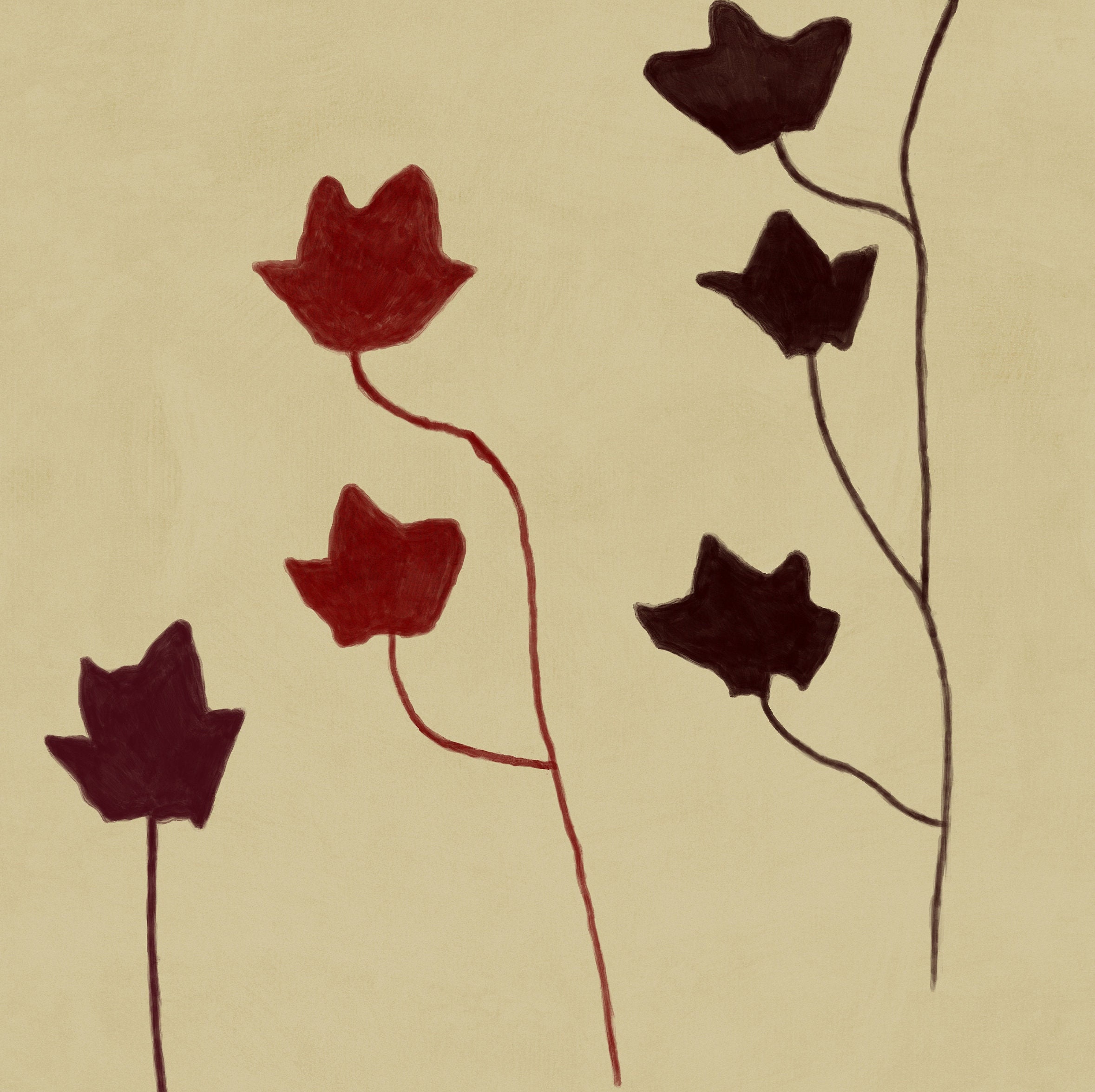 Neutral Wall Art Downloadable Art Print: Botanical Poster for | Etsy