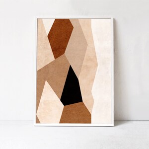 Neutral Wall Art Printable, Downloadable Print: Modern Printable Art in ...