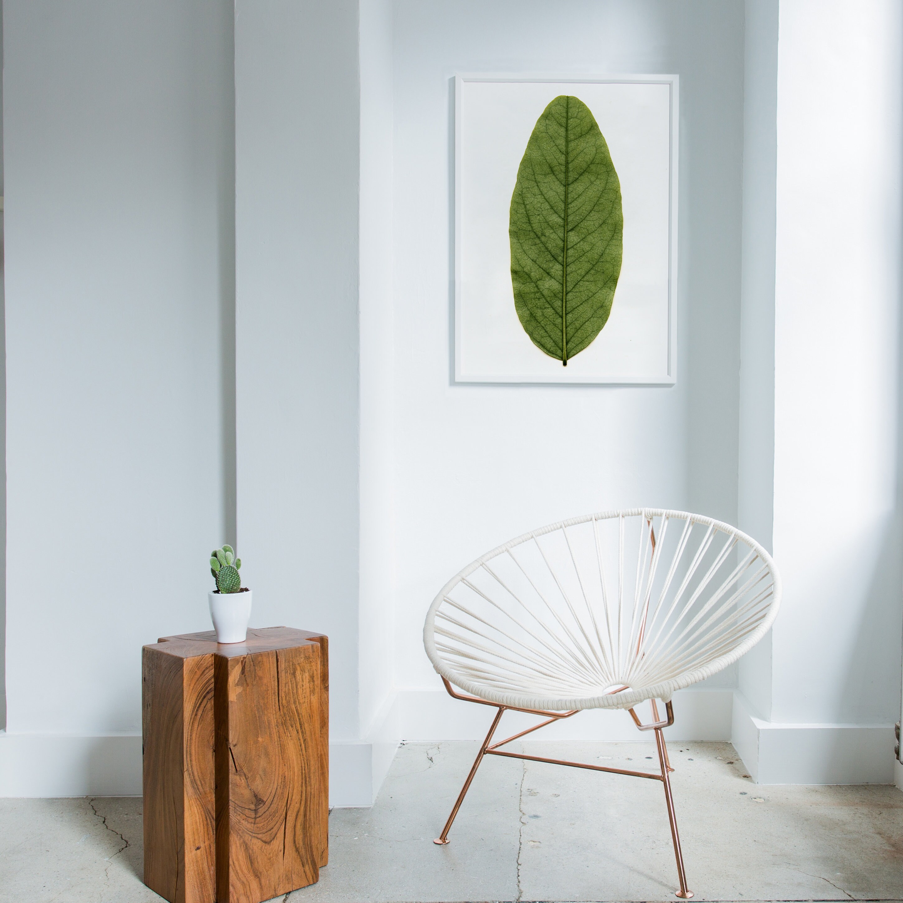 Green Art Print Green Leaf Print: Large Poster Download. - Etsy