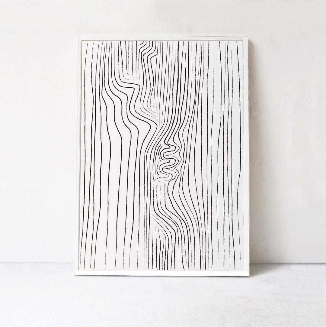 Abstract Art, Abstract Lines Modern Wall Art Print Scandinavian Poster ...