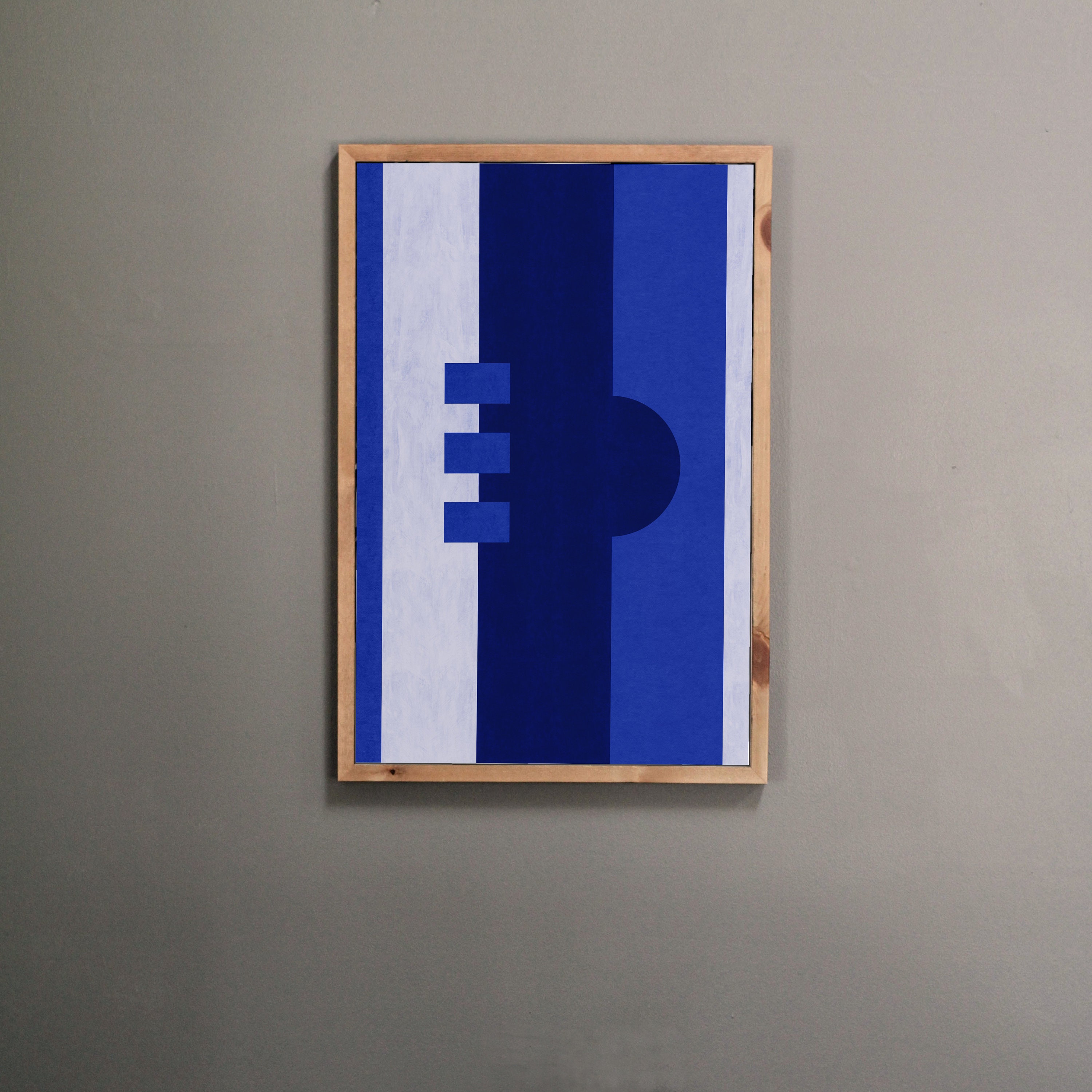 Blue Abstract Downloadable Print Abstract Digital Print | Etsy