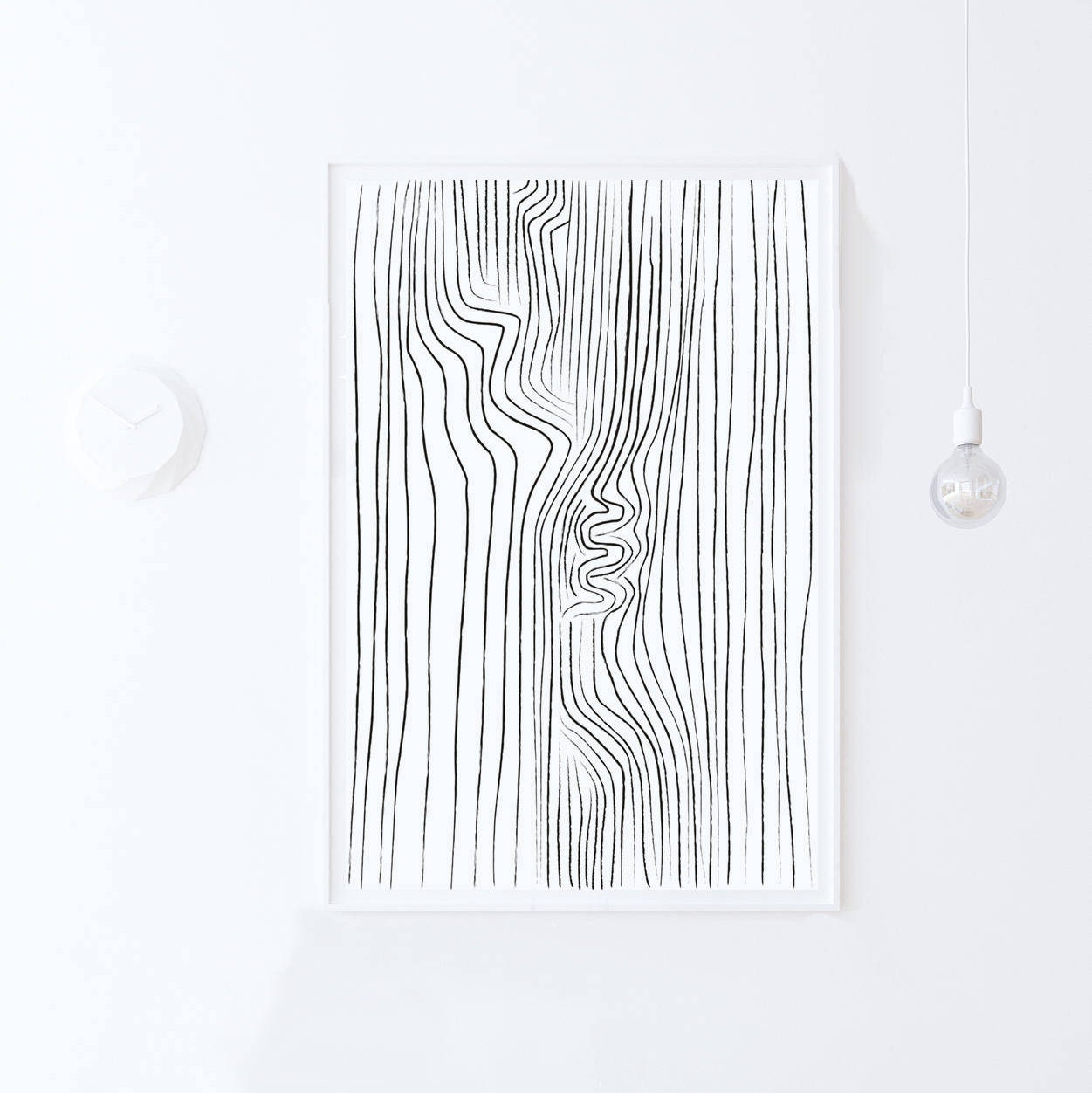 Abstract Art, Abstract Lines Modern Wall Art Print Scandinavian Poster ...