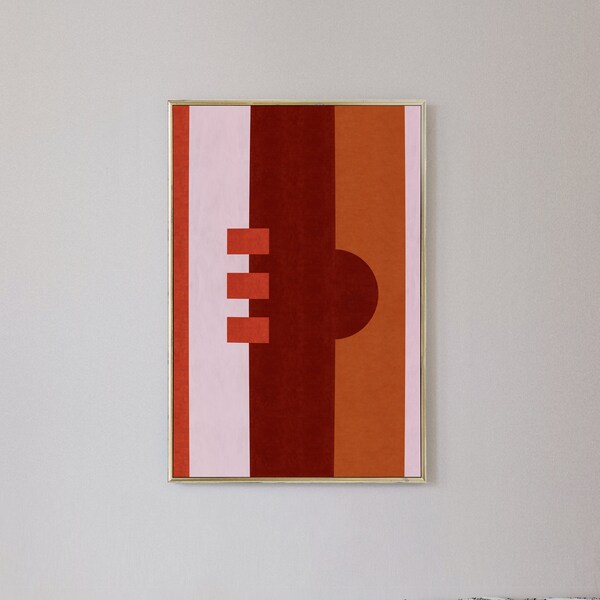 Colorblock Art - Etsy