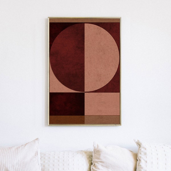 Burgundy Wall Art - Etsy