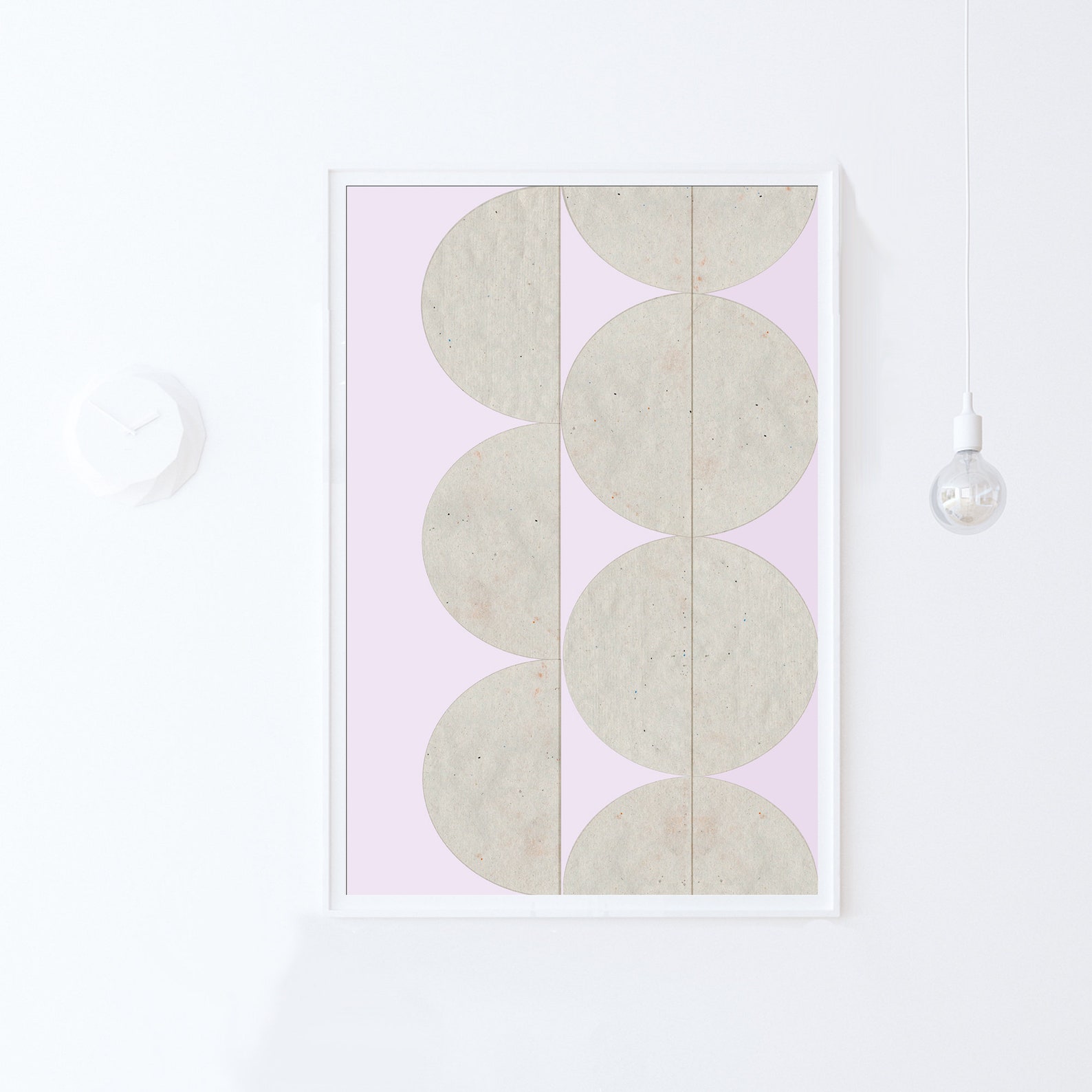 Pink Abstract Art Pink Geometric Print DIGITAL DOWNLOAD | Etsy