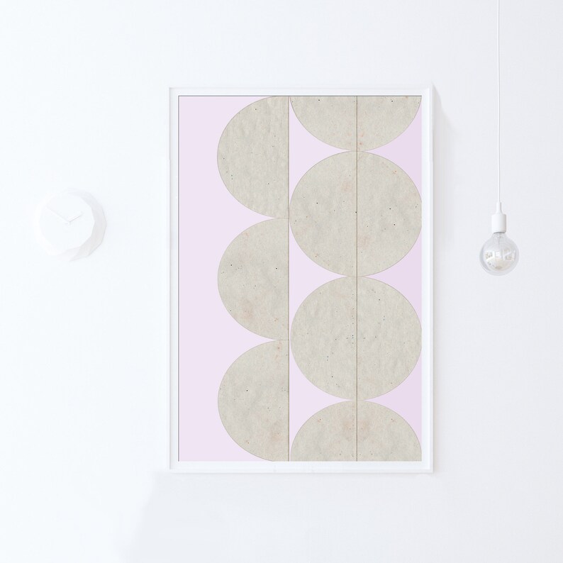 Pink Abstract Art Pink Geometric Print DIGITAL DOWNLOAD | Etsy