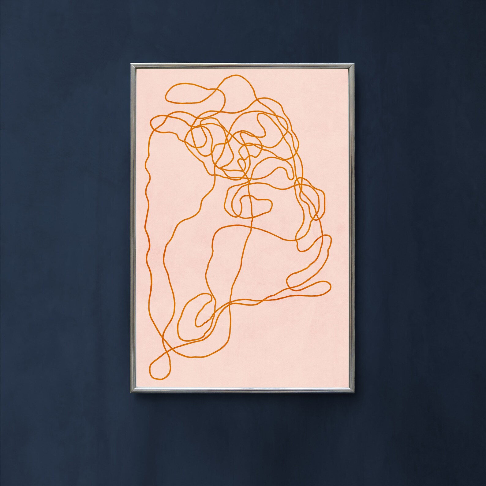 Large Abstract Line Drawing PRINTABLE ART Abstract Print - Etsy