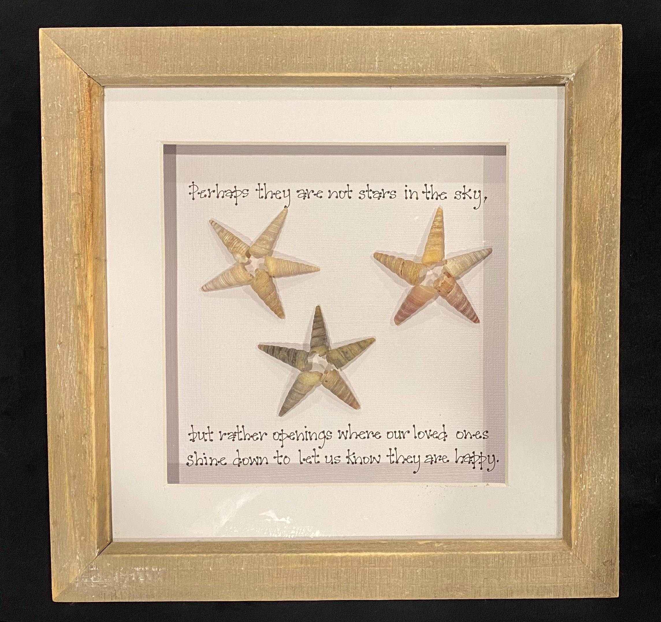 Seashell Stars Loved Ones in Heaven Themed Picture - Etsy