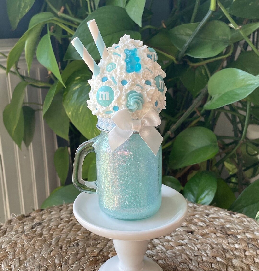 Sweet, Light Blueberry Faux/fake Ice Cream Sundae. Perfect for Sweet ...