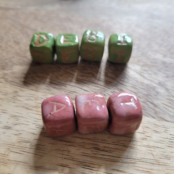 Ceramic Letter Beads - Etsy