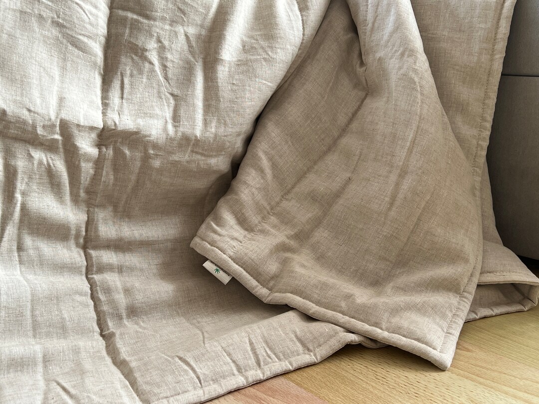 Natural Hemp Blanket 55" X 81" (140x200 Cm) Filler Organic Hemp Fiber ...
