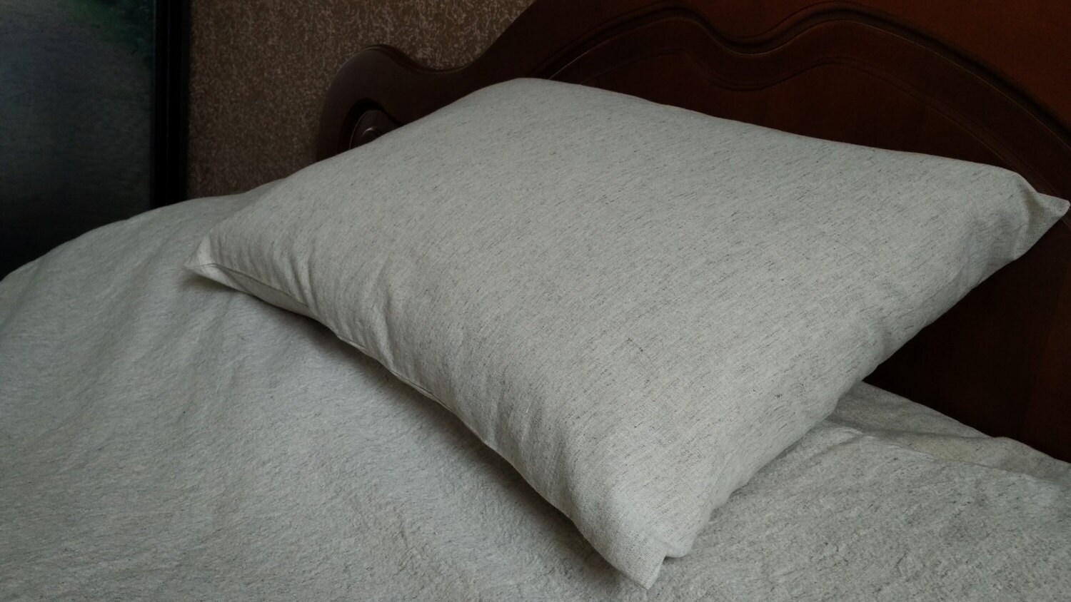 Hemp Pillow Filled HEMP FIBER in Linen Non-dyed Fabric With - Etsy