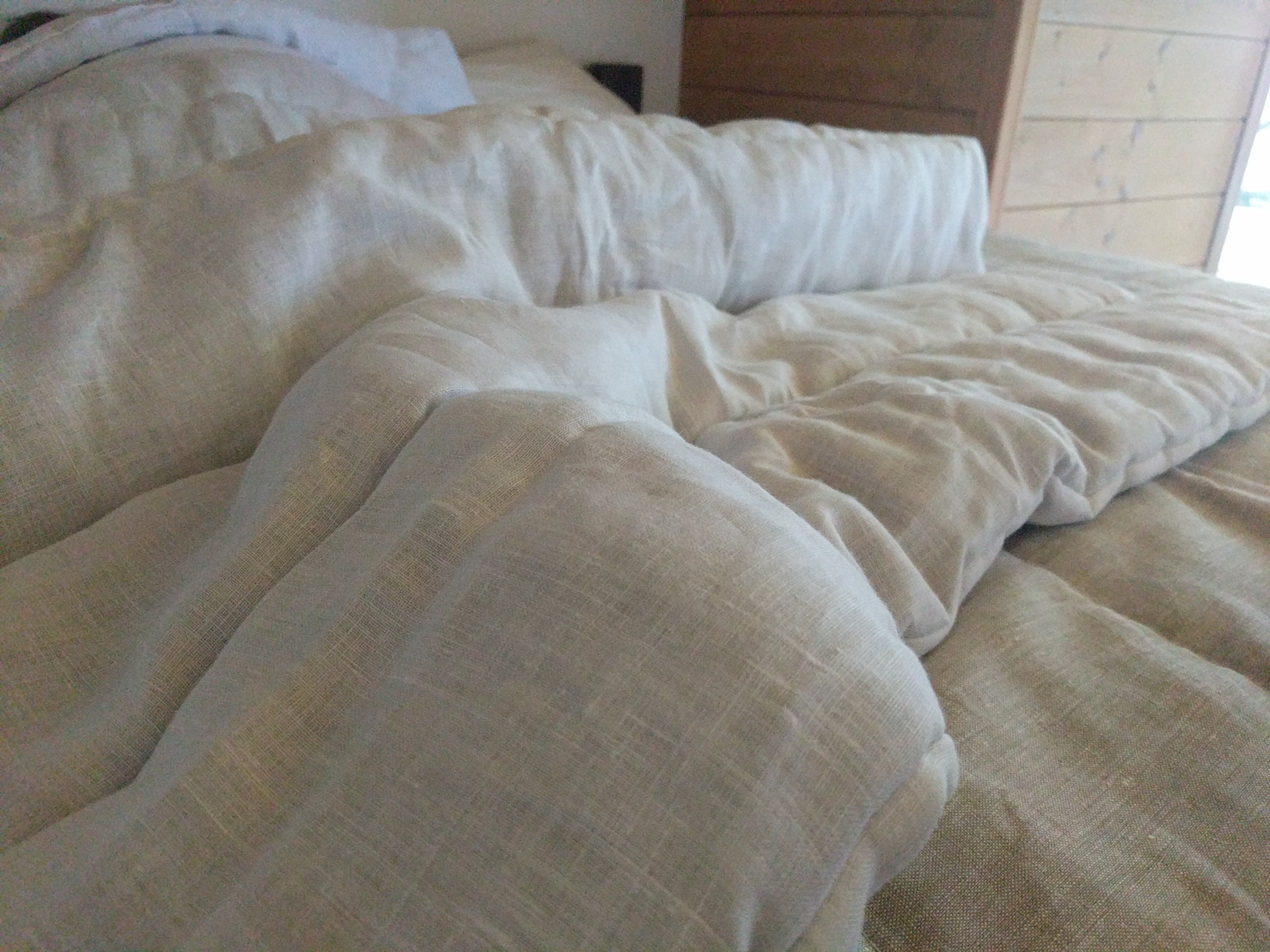 Ukrainian White Organic HEMP Linen Comforter Blanket Quilt | Etsy