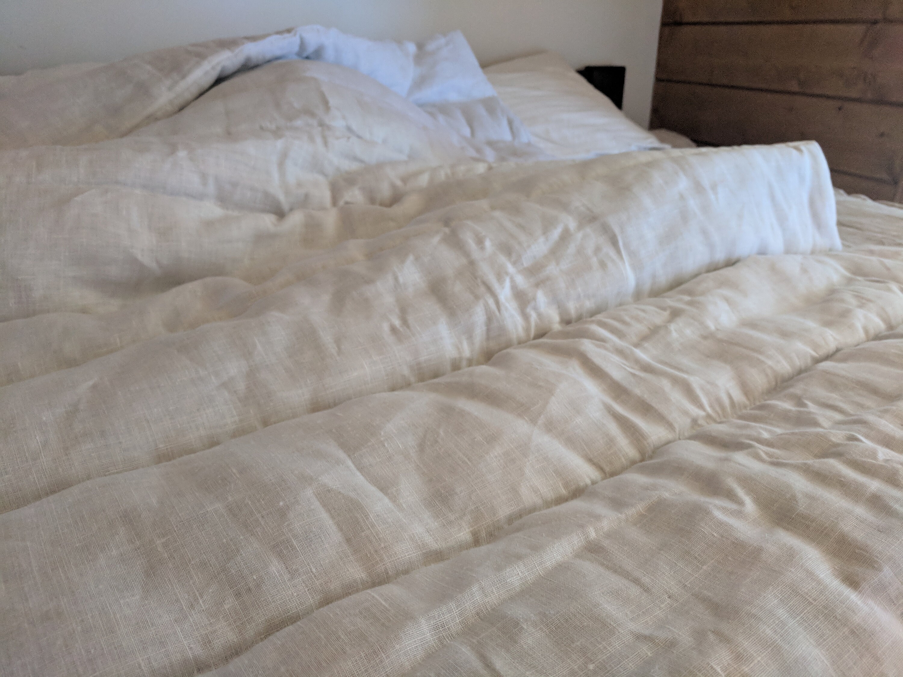 Ukrainian White Organic HEMP Linen Comforter Blanket Quilt | Etsy