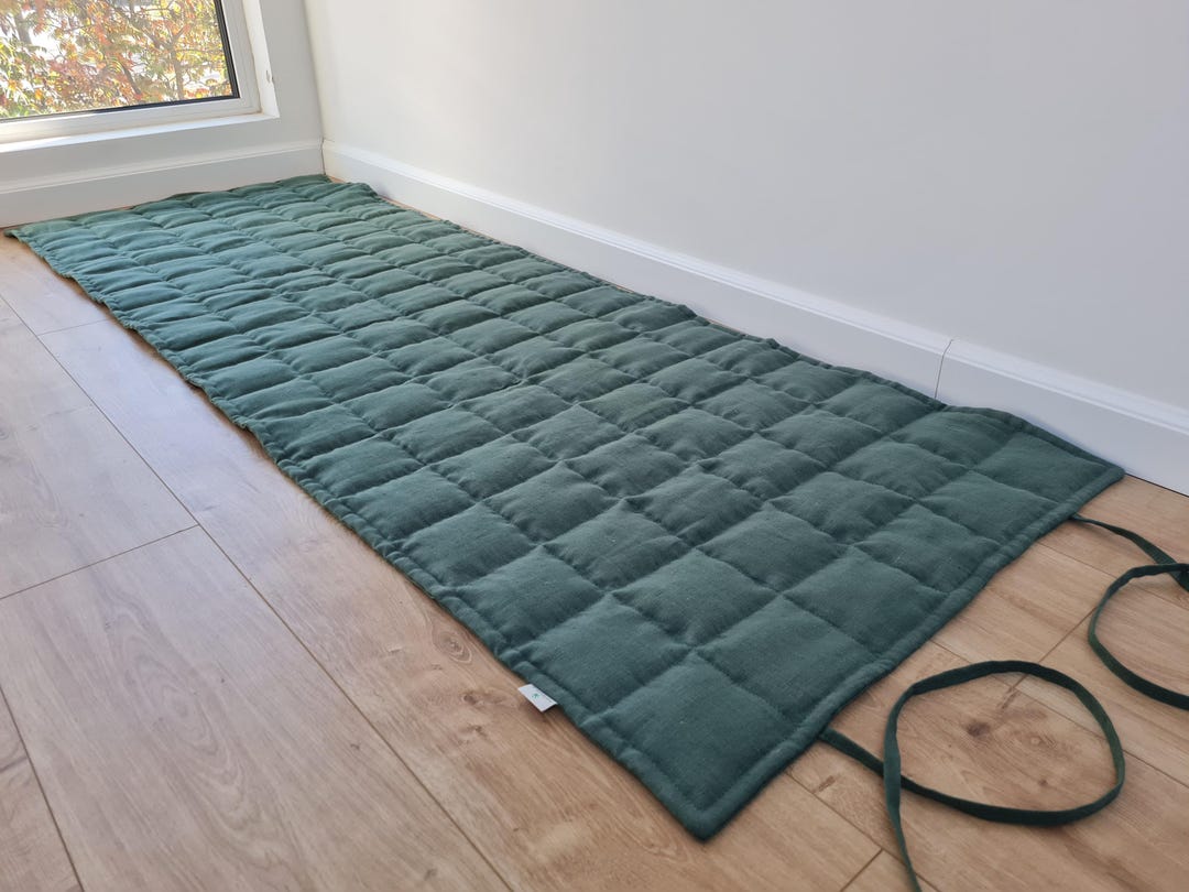 Hemp Yoga Mat / Natural Organic Yoga Mat Rug/ Hemp Fiber in Linen ...