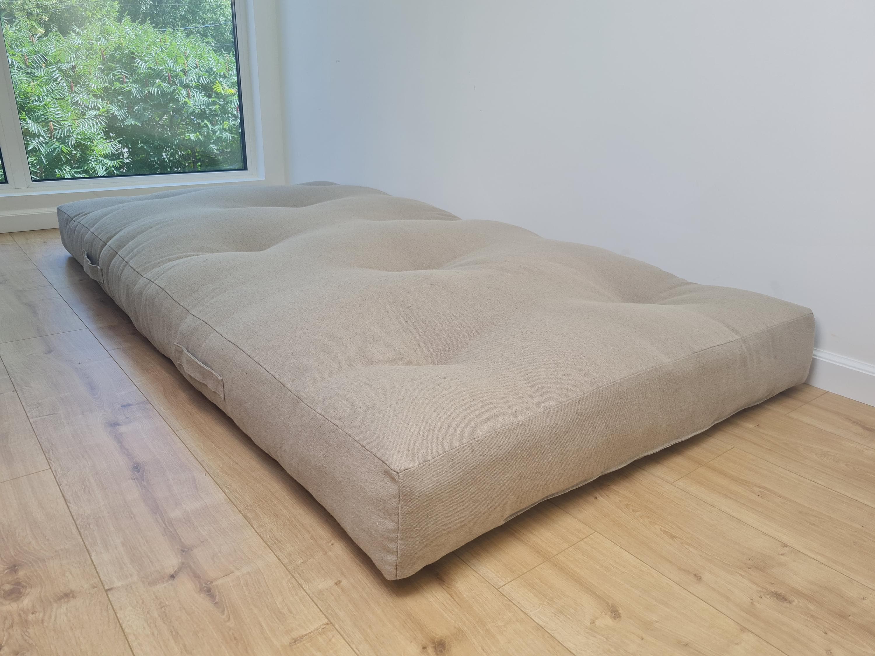HEMP Shikibuton 6” Thick Mat Shiki Futon Filled Organic Hemp Fiber ...