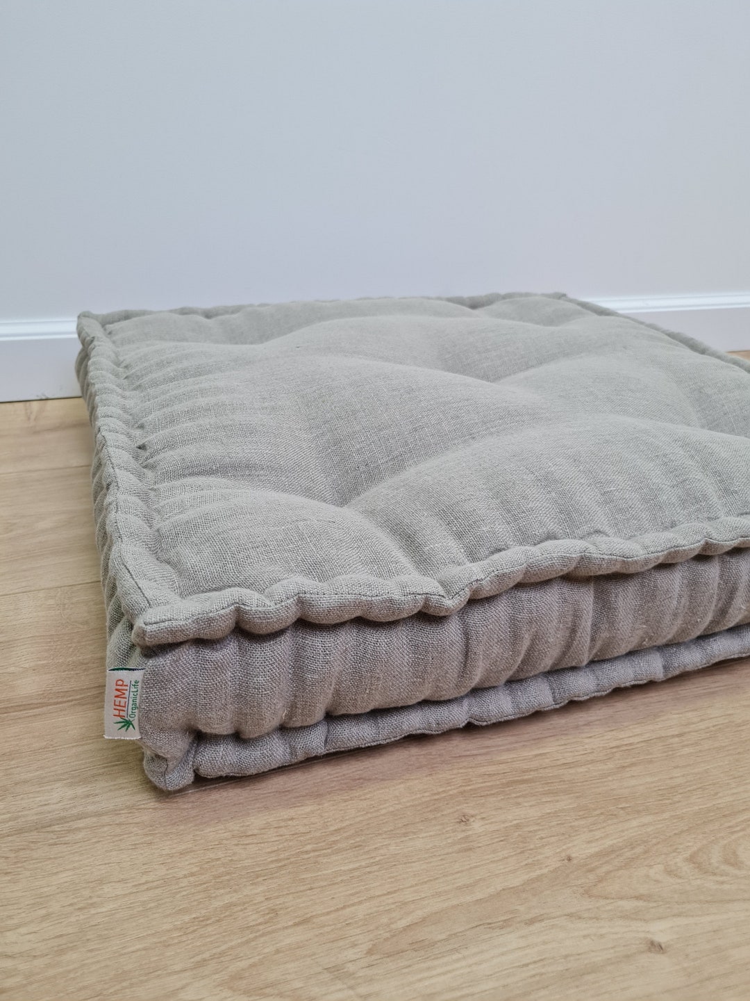 Hemp Floor 20x20 50x50 Cm Cushion With Organic Hemp Fiber Filling in ...