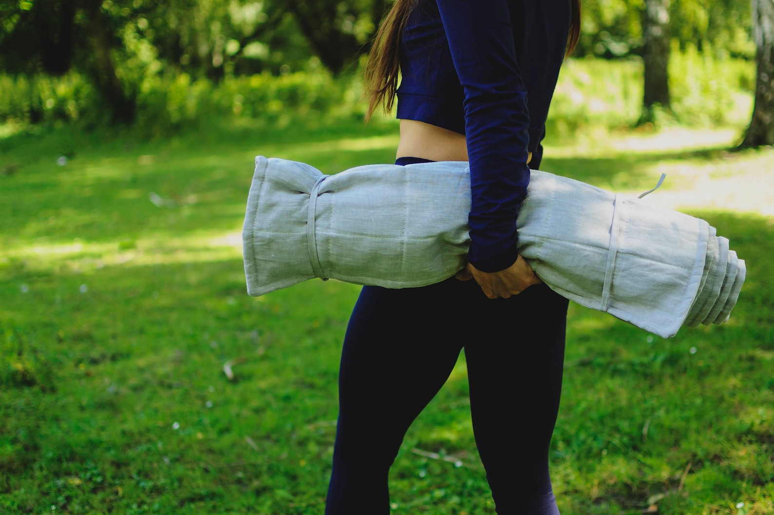 Hemp Yoga Mat / Natural Organic Yoga Mat Rug/ Hemp Fiber in - Etsy