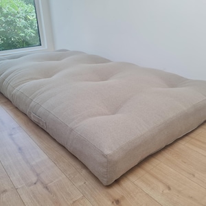 HEMP Shikibuton 6” Thick Mat Shiki Futon Filled Organic Hemp Fiber ...