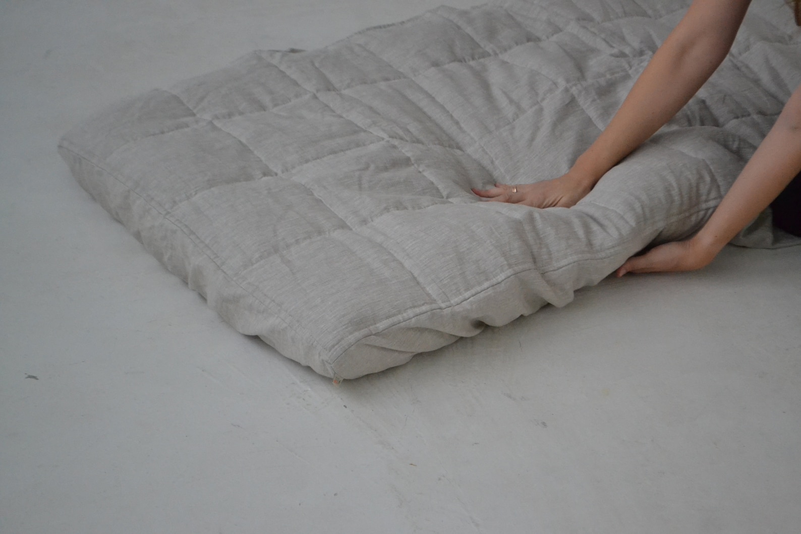 HEMP Shikibuton Mat Shiki Futon 3 Thick Filled Organic Hemp Fiber ...