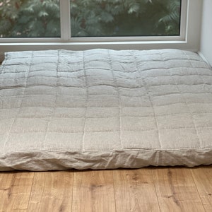 HEMP Shikibuton 6” Thick Mat Shiki Futon Filled Organic Hemp Fiber ...