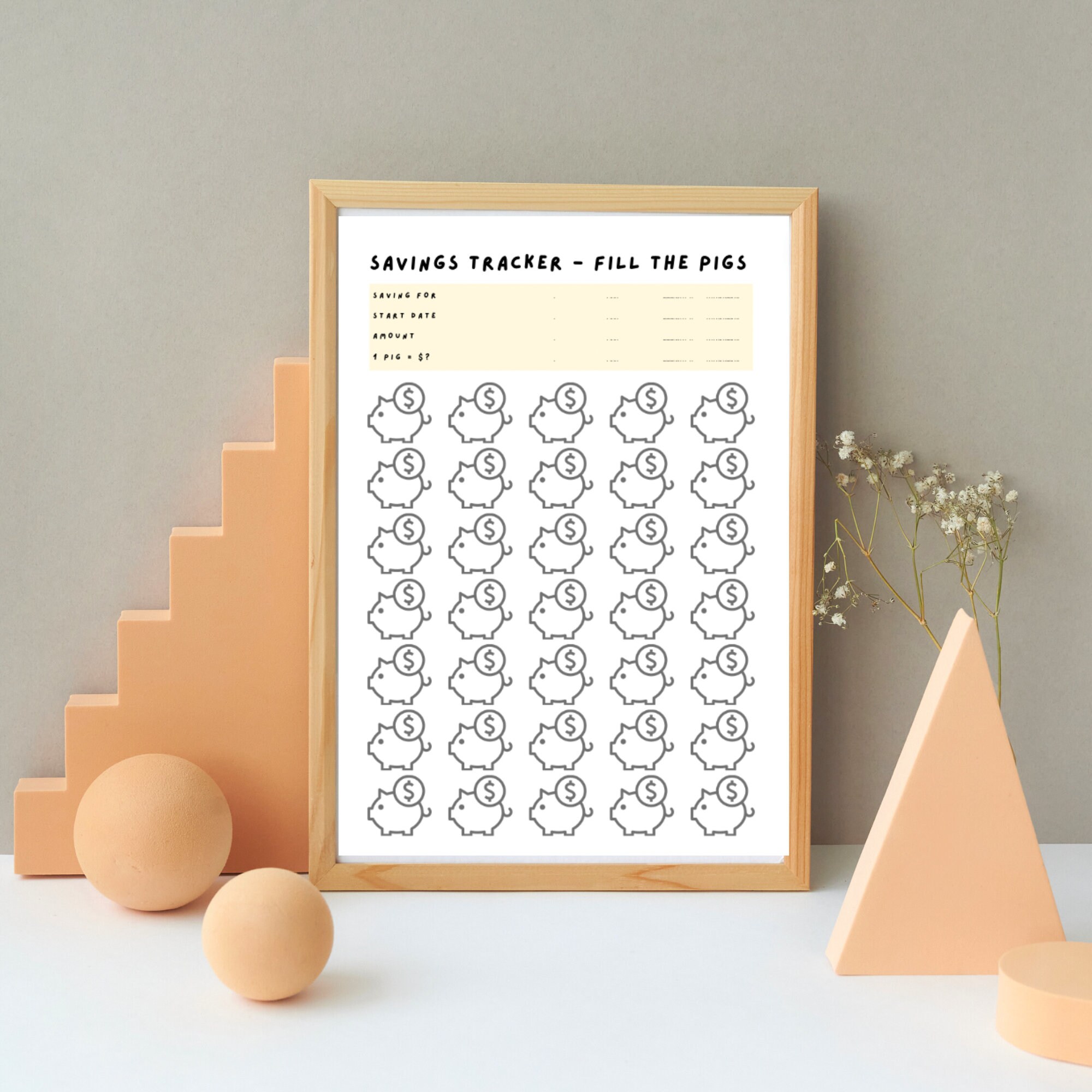 Savings Tracker for Kids, Printable Savings Challenge, Kids Savings Log ...