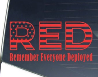 Remember Everyone Deployed Decal - Etsy