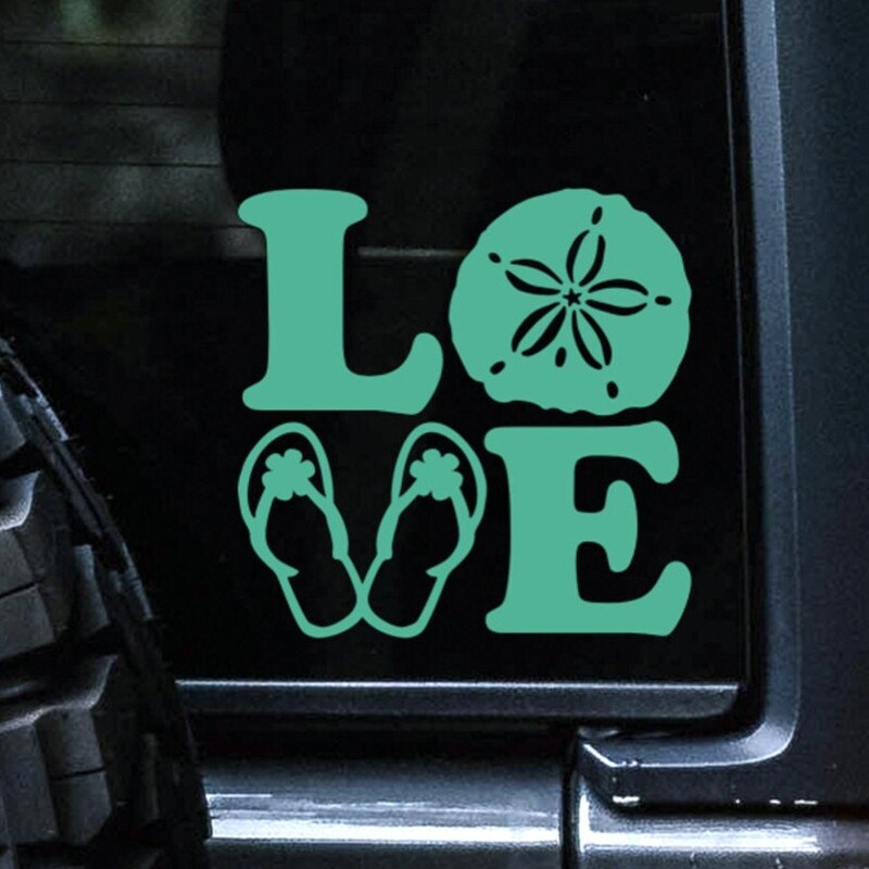 Beach Car Decal - Etsy