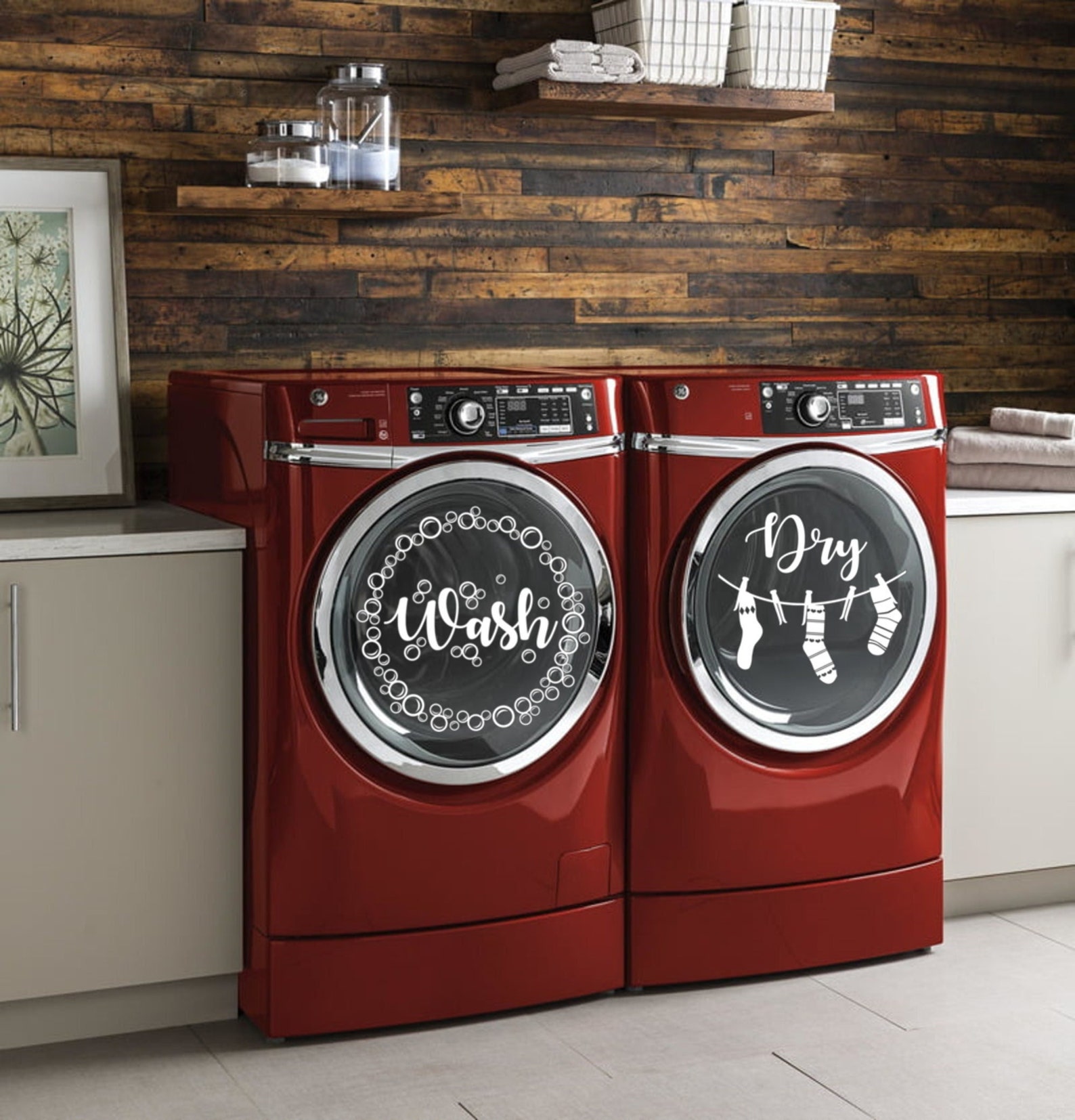 Washer Dryer Laundry Room Design SVG PNG Digital Files, Cutting Files ...