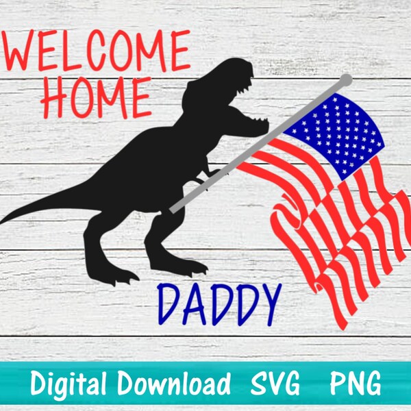 Welcome Home Dad Banner - Etsy