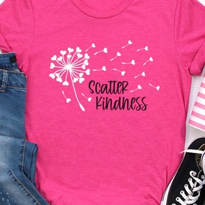 Kindness SVG Shirt Design, Scatter Kindness Instant Digital Download ...