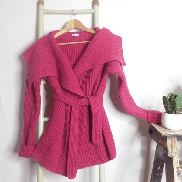 Belted Cardigan - Etsy