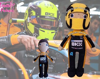 Charles Leclerc Ferrari F1 Formula 1 Racing Driver Crochet Plushie Doll ...