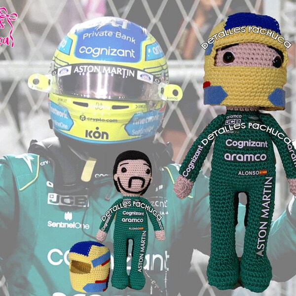 F1 Driver Doll - Etsy UK