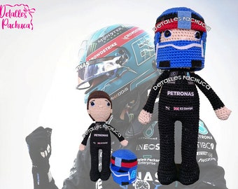 Charles Leclerc Ferrari F1 Formula 1 Racing Driver Crochet Plushie Doll ...