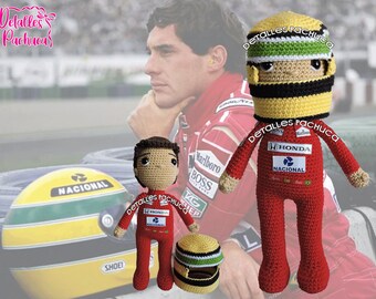 Charles Leclerc Ferrari F1 Formula 1 Racing Driver Crochet Plushie Doll ...